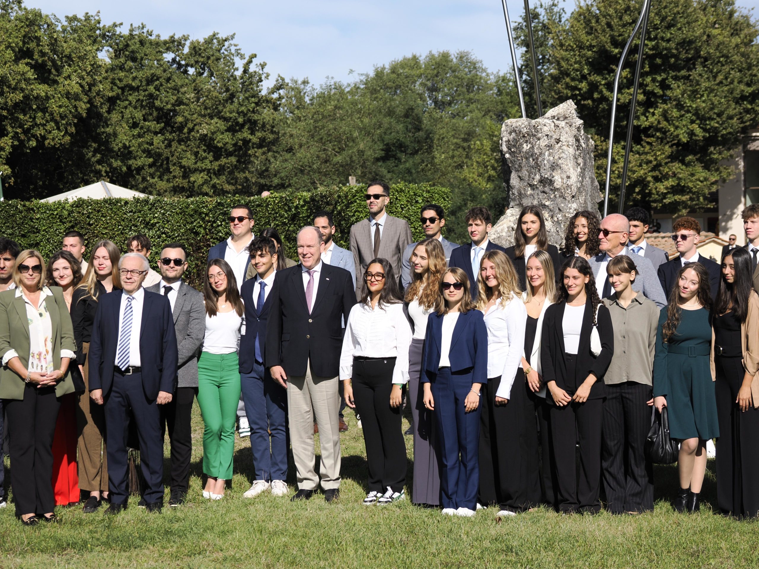 VISIT OF PRINCE ALBERT II OF MONACO TO RONDINE - Leaders for Peace ...